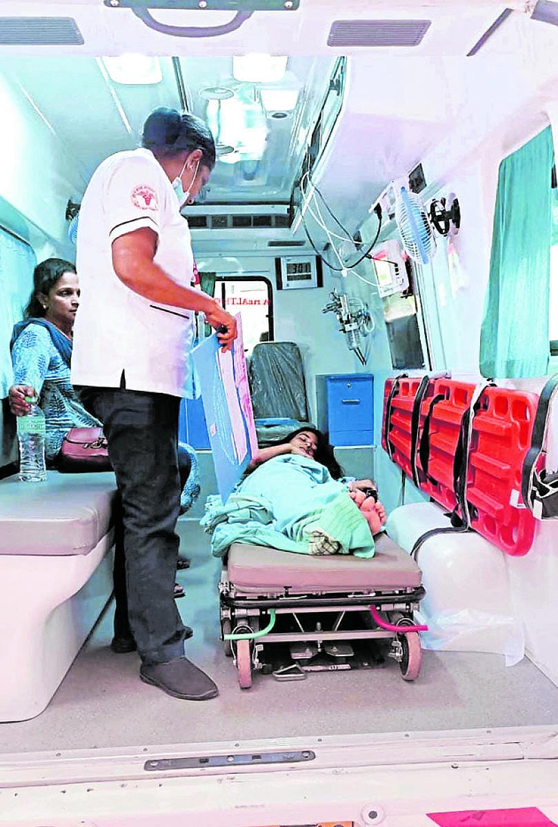 Student injured in accident writes SSLC exam in ambulance with help of ...