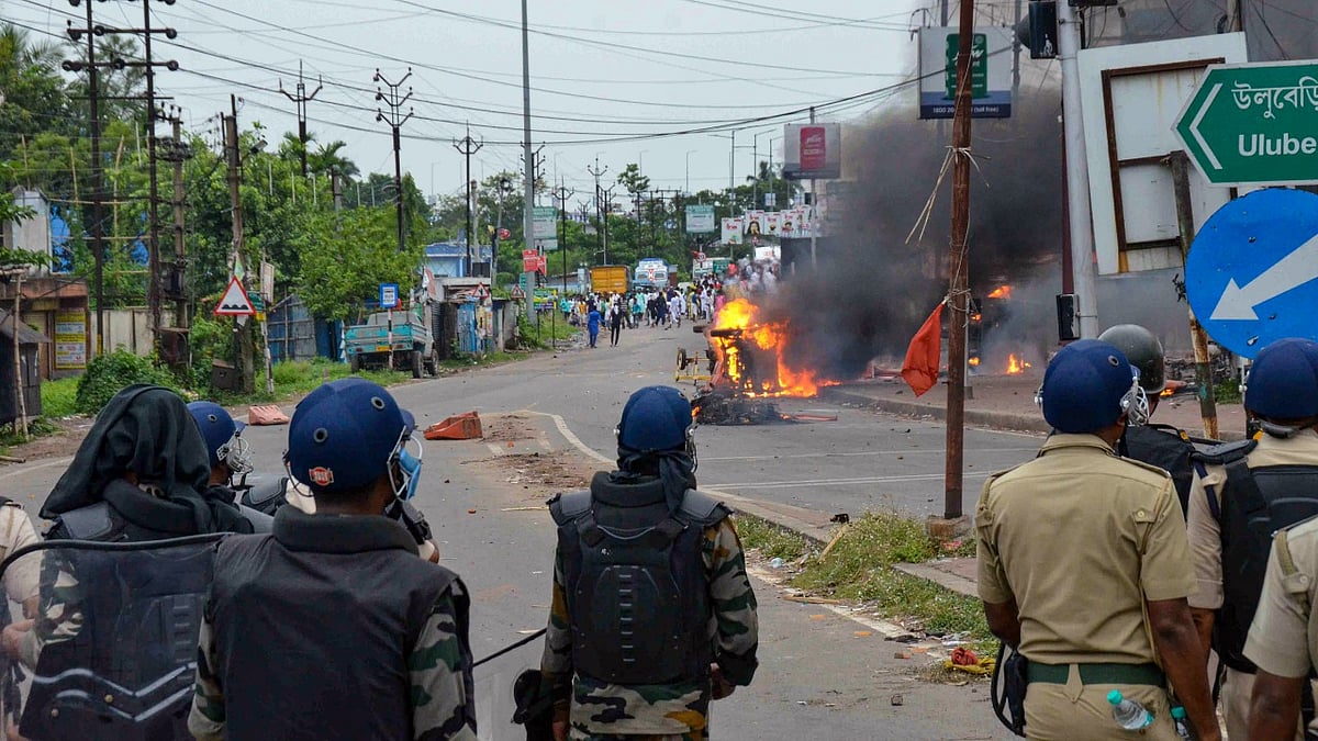 West Bengal: Situation remains peaceful in violence-hit areas, heavy ...