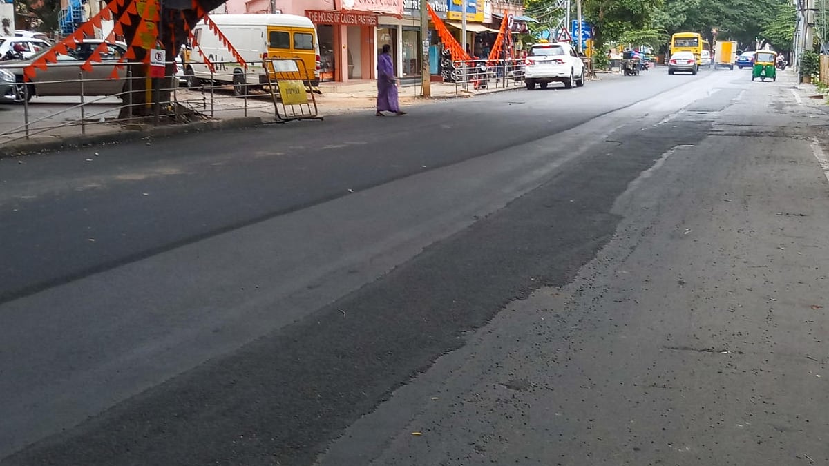 Substandard work on BEL Road: BBMP suspends 2 engineers