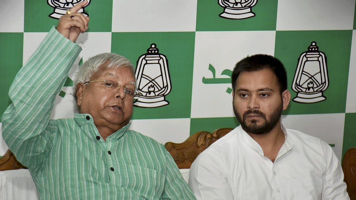 BJP is ‘Bharat Jalao Party’, says Lalu; his son Tejashwi calls it ...