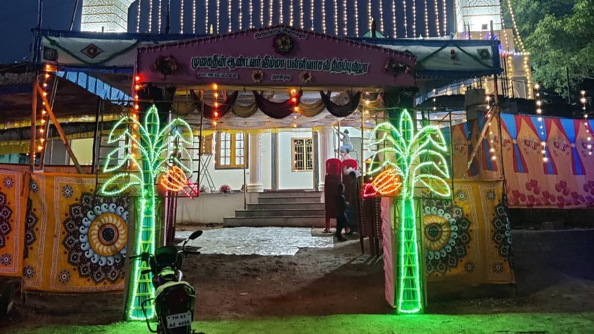 Mohaideen Andavar Jumma Mosque built with donations from Hindus