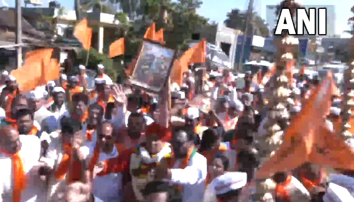 Panchamasali Lingayats demanding reservation take out padyatra in Belagavi