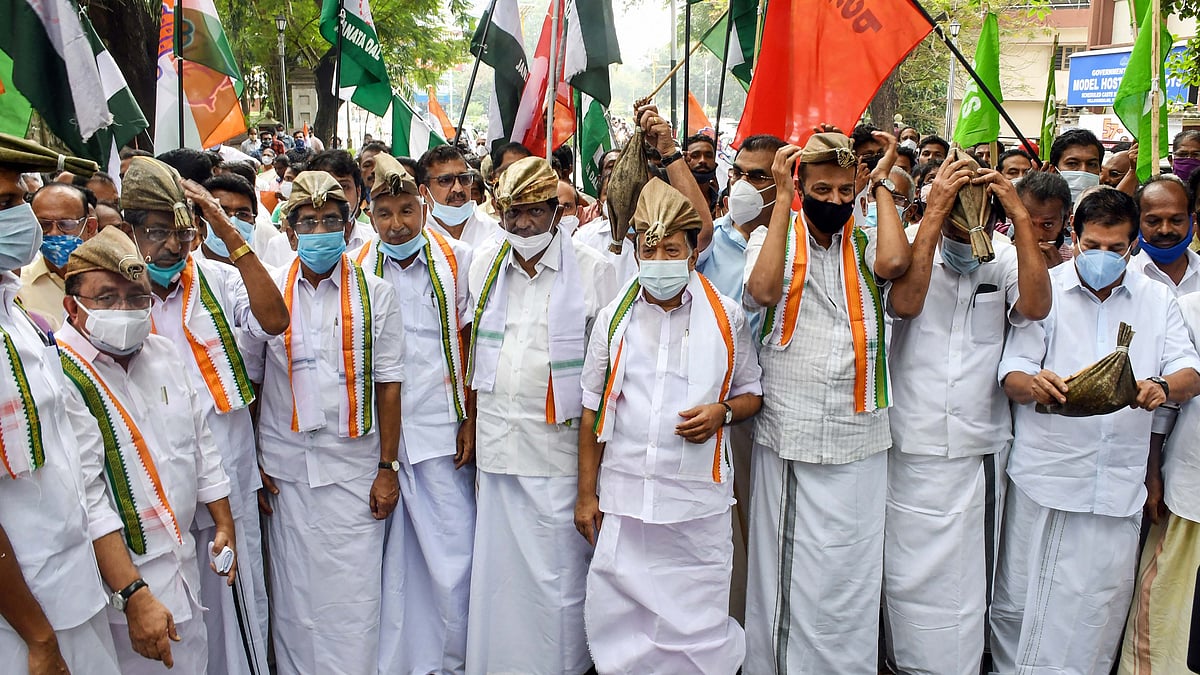 UDF launches day and night protest across Kerala against Left govt's ...