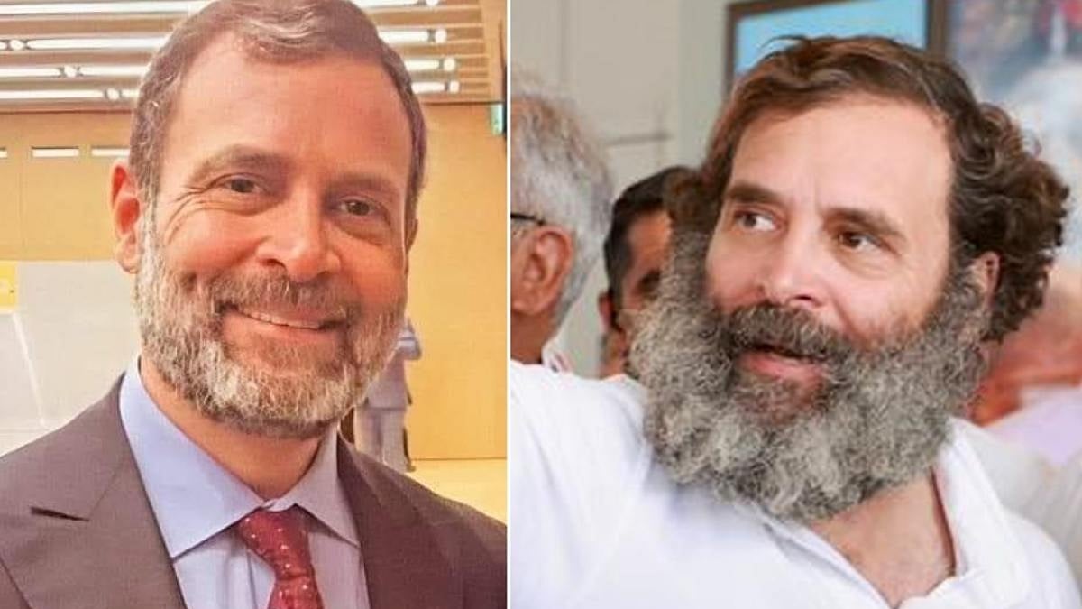 Rahul Gandhi sports new look on UK visit