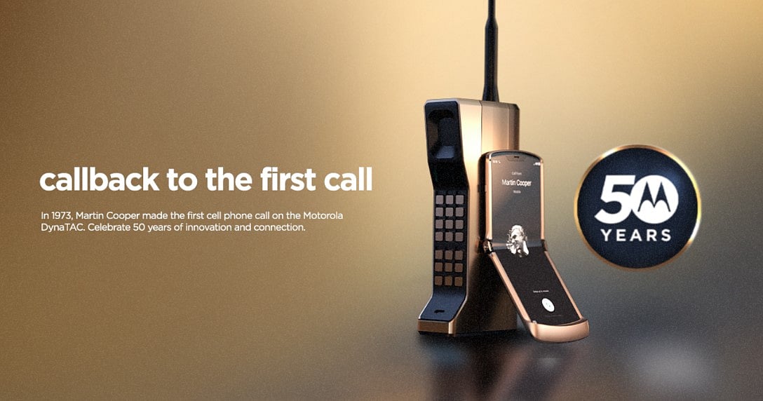 50th anniversary of first mobile phone call: Motorola celebrates ...