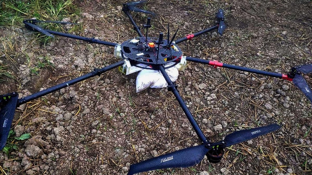 Search operations along LoC after Pakistan drone carrying ammunition ...