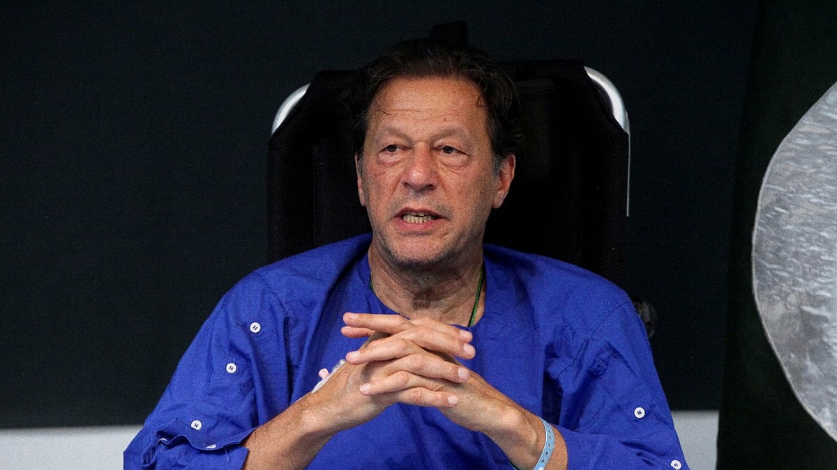 Pakistan's former premier Imran Khan's leg fractured again