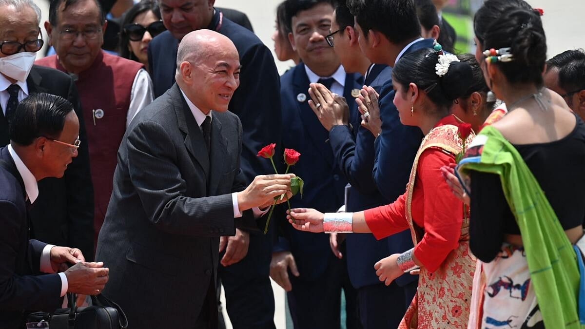 Cambodian King Norodom Sihamoni arrives in India on maiden state visit