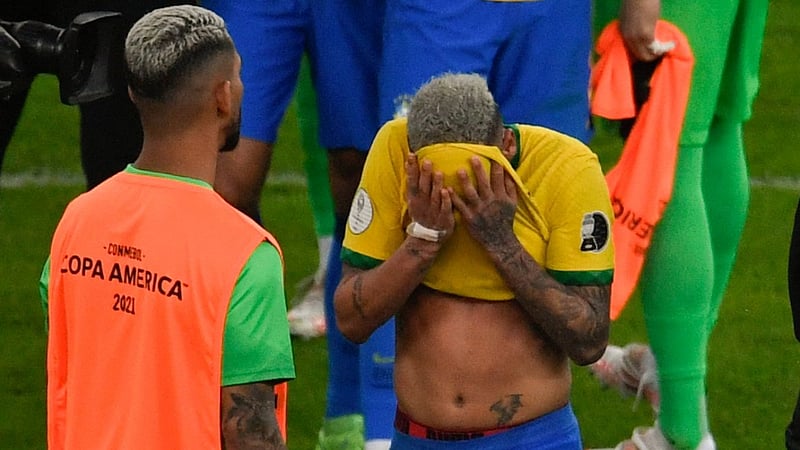Copa America: Neymar burst into tears after Brazil's defeat, Messi ...