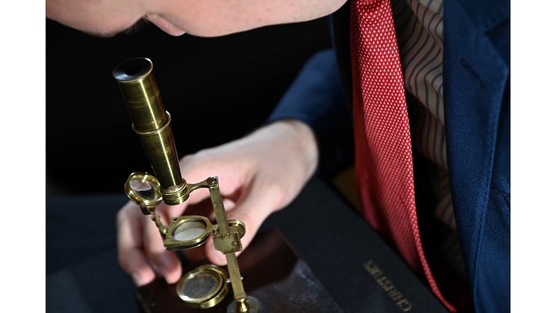 PICS: Charles Darwin's 200-year-old microscope up for auction