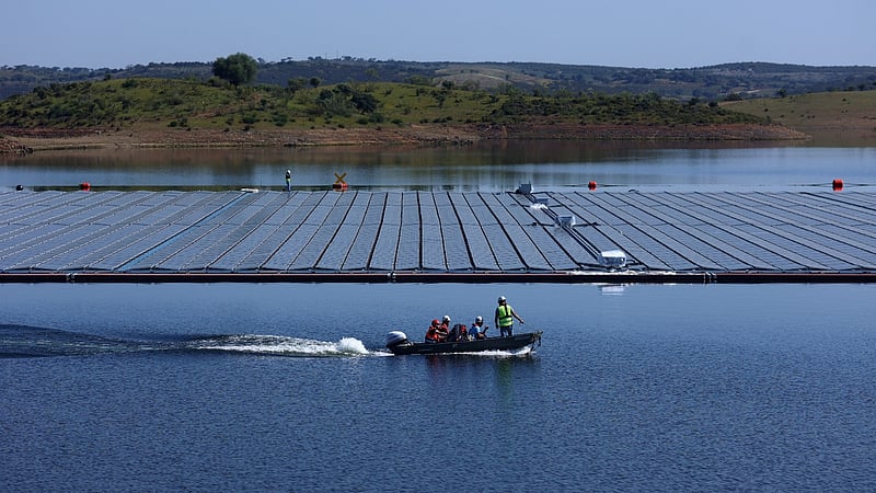Portugal builds Europe's largest floating solar park — See pics