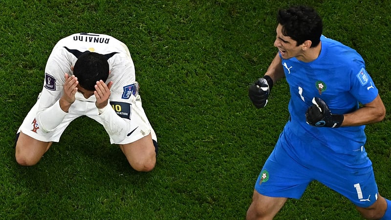 Ronaldo in tears after Portugal's shocking World Cup exit