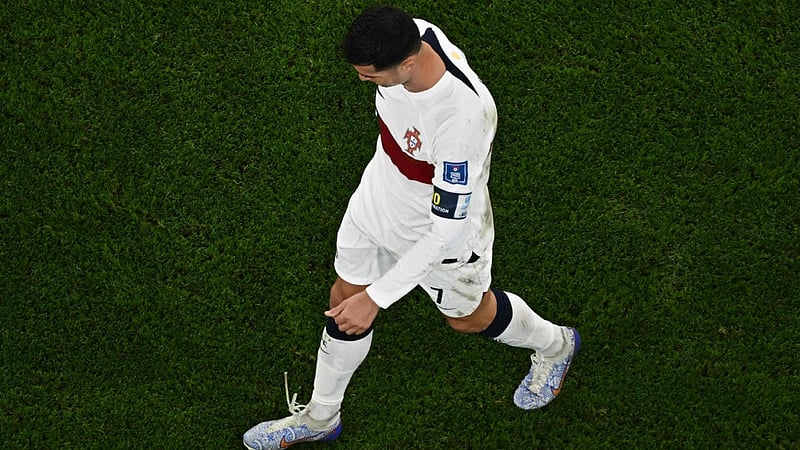 Ronaldo in tears after Portugal's shocking World Cup exit