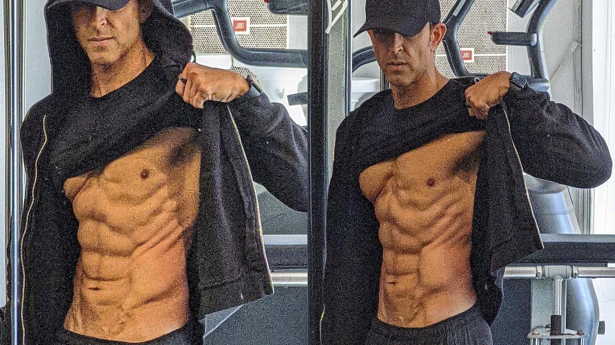 Hrithik Roshan flaunts his chiselled body, gives major fitness goals