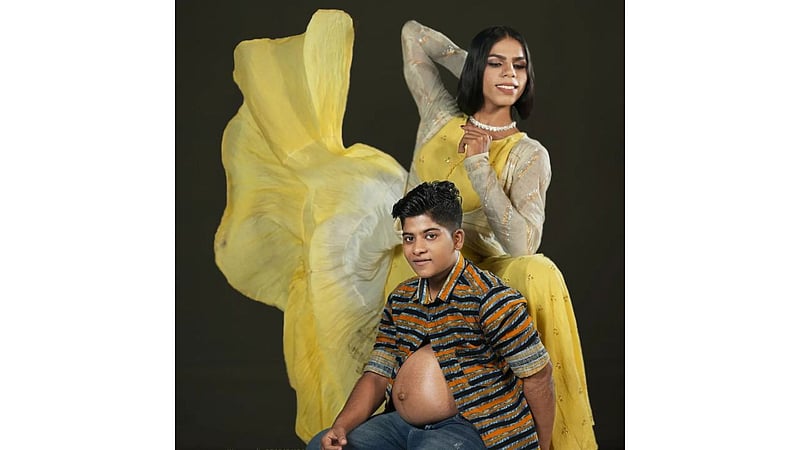 Pictures of first trans man's pregnancy go viral