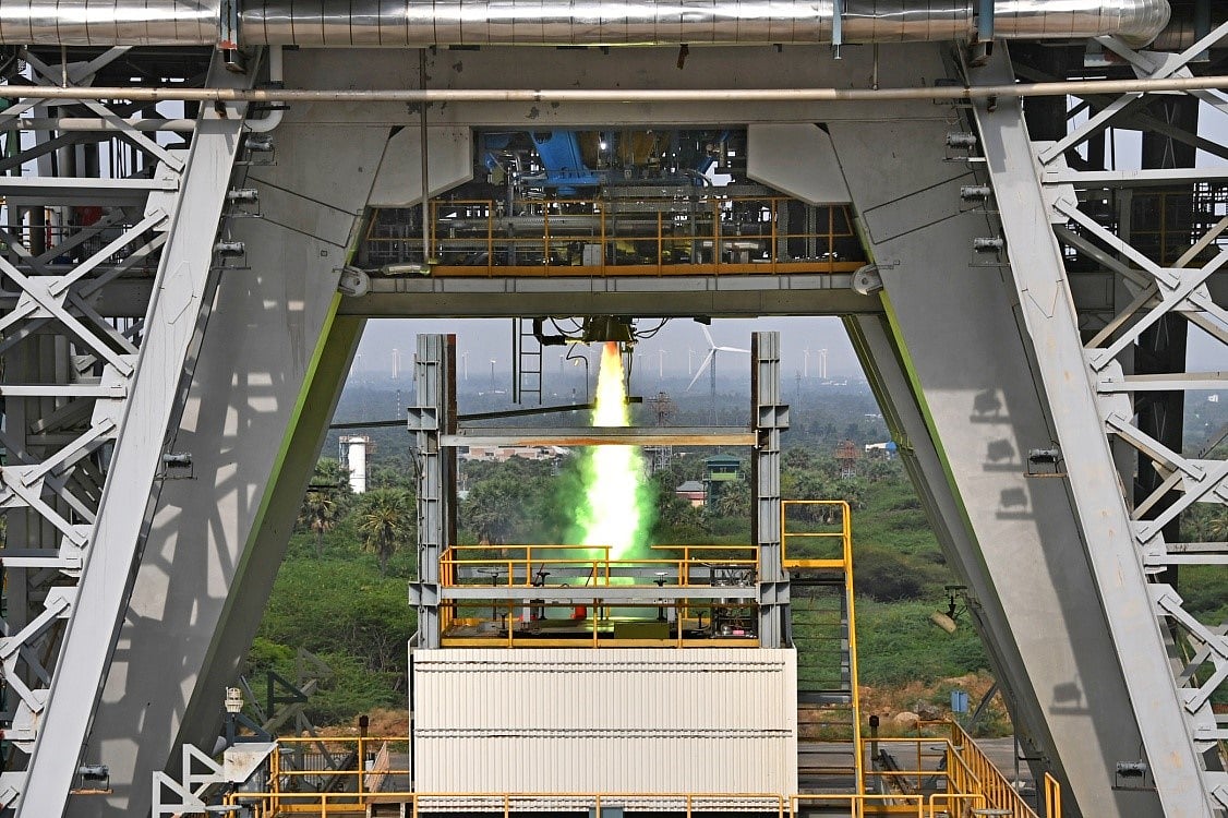 ISRO successfully tests Semi Cryogenic Pre-Burner Ignition Test Article ...
