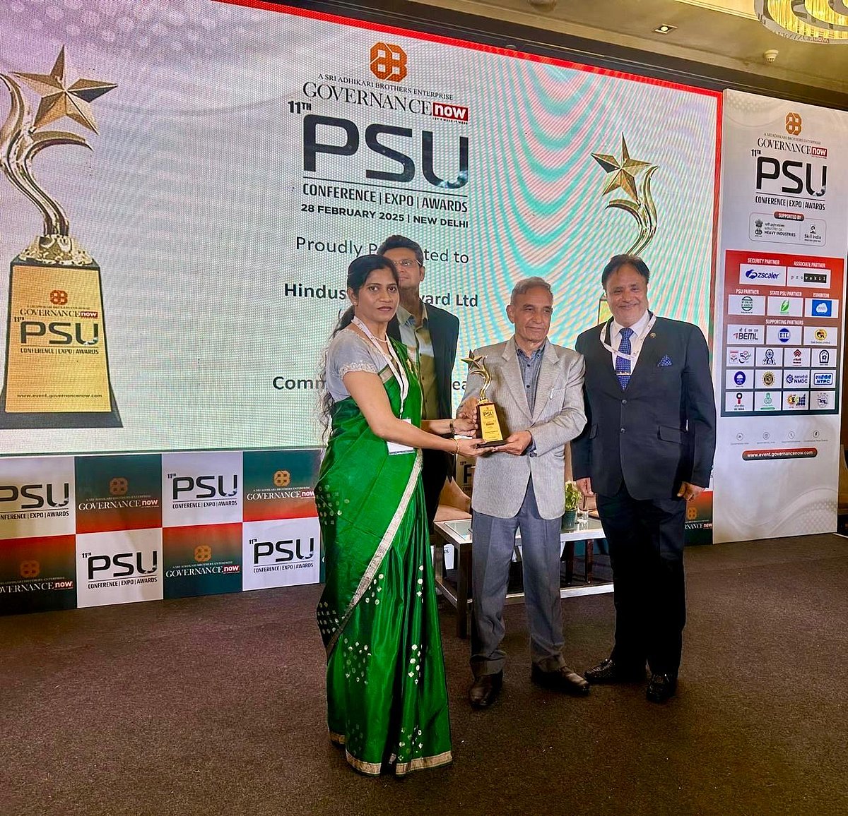 HSL bags two prestigious awards at Governance Now 11th PSU Awards
