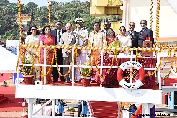 GSL launches 3rd coast guard offshore patrol vessel Sajag