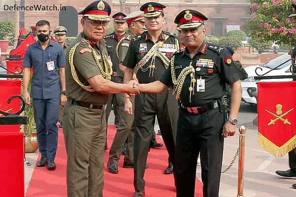 COO of Royal Bhutan Army calls upon CDS, CoAS