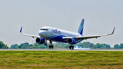 Noida International Airport Receives First Flight | IndiGo Lands at ...