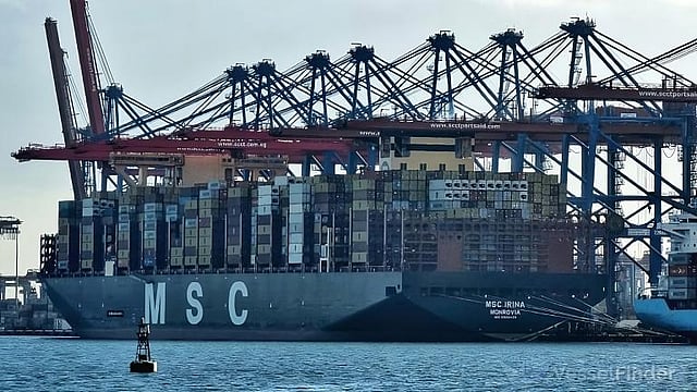 Vizhinjam Milestone: World's Largest Container Ship MSC Irina Docks