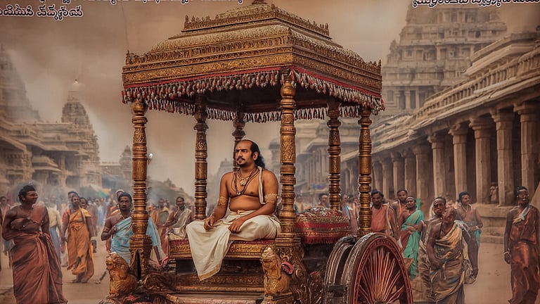 Mahakavi Srinatha Throws a Challenge to Arunagirinatha Kavi
