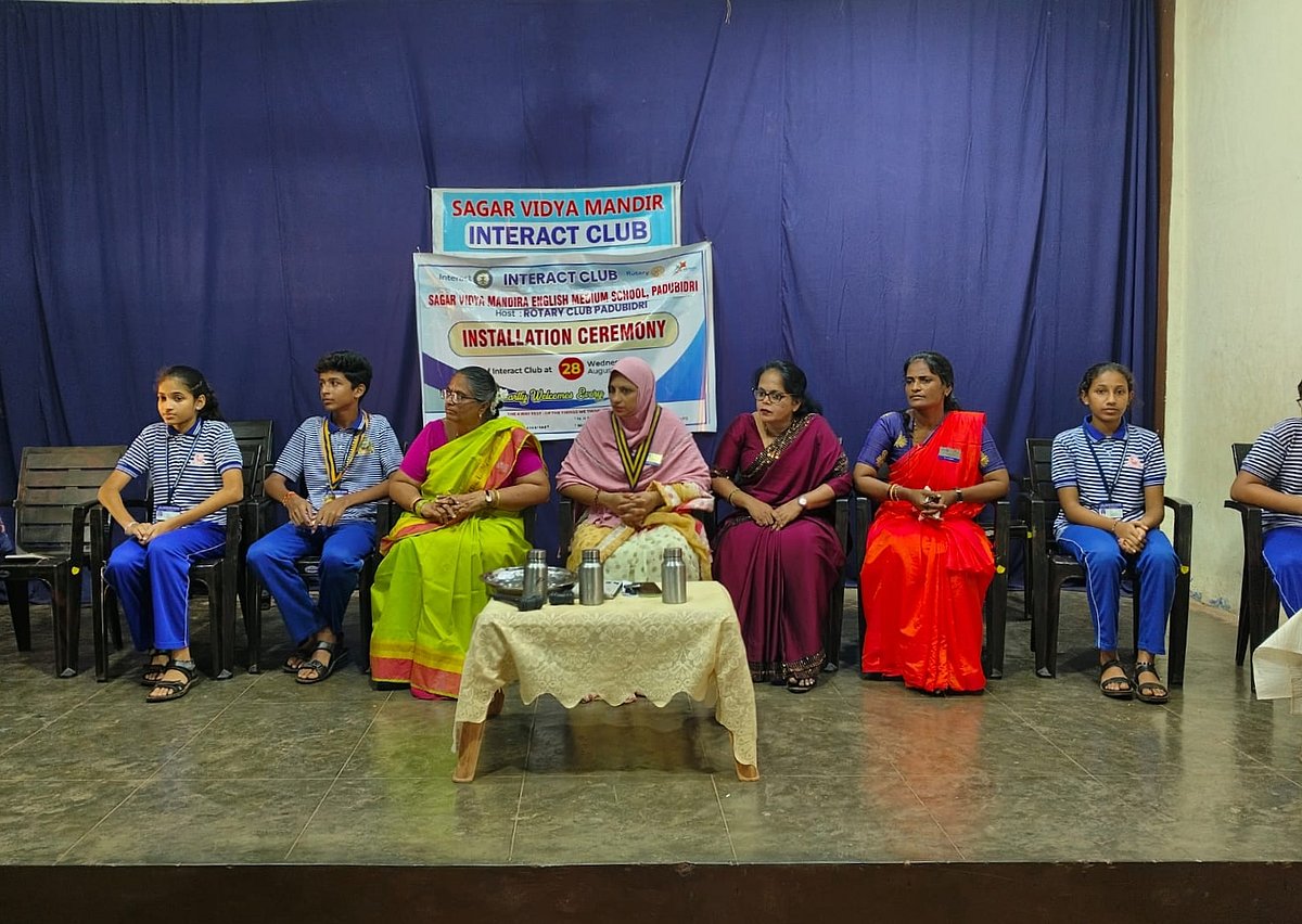 Interactive club inauguration at Sagar Vidya Mandir