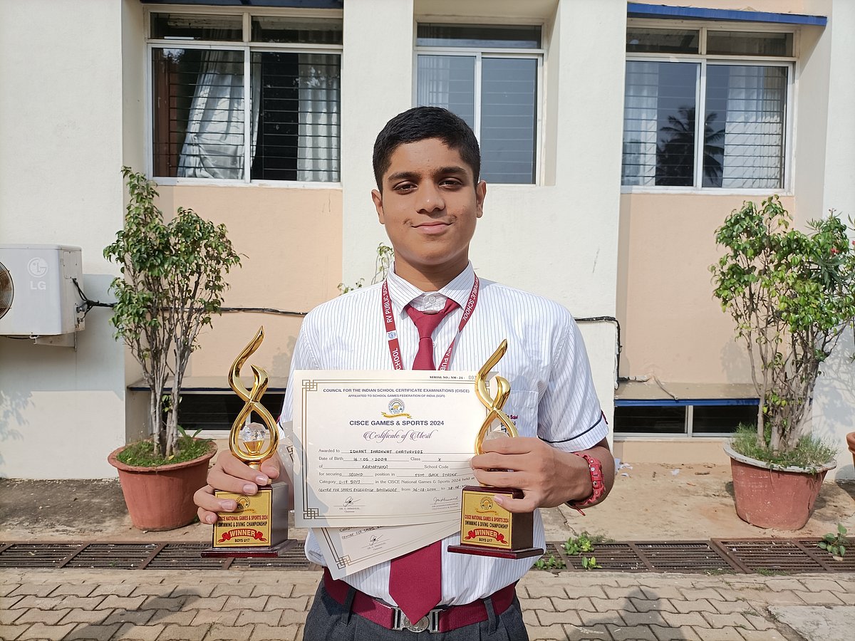 Idhant makes a splash in the swimming world