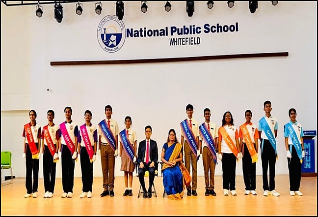 NPS Whitefield inducts student council