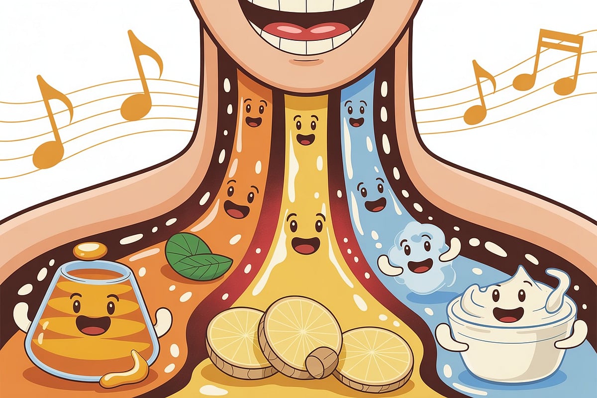 How certain foods make your voice smoother