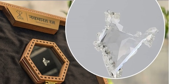 A Diamond Tribute to India’s Unity and Aspirations
