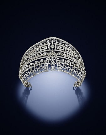 Belle Époque Diamond 'Meander' Tiara To Be Auctioned At Bonhams London
