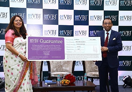 VBJ launches GIA certified guarantee card for diamonds screened using ...