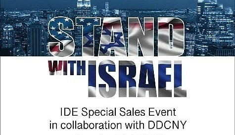 Israel Diamond Exchange Opens “Stand With Israel” Sales Event at DDC NY