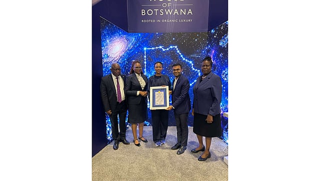 Ankit Gems Recognized by Botswana Minister for ODC Diamond Medal Project