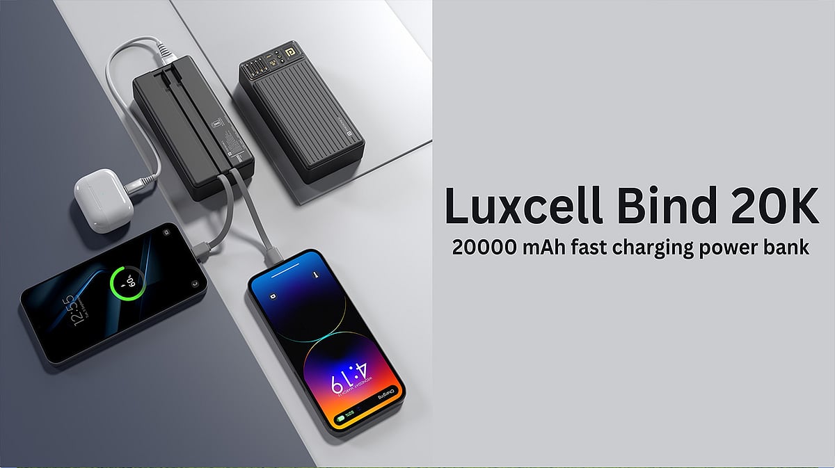 Portronics Introduces Luxcell Bind 20K Fast-Charging Power Bank