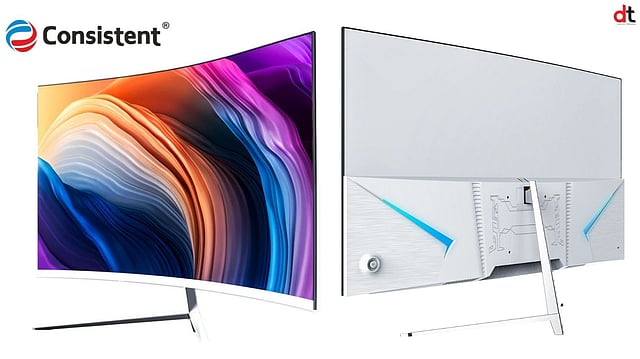 Consistent Launches 32" Curved Frameless LED Monitor with 178° Viewing ...