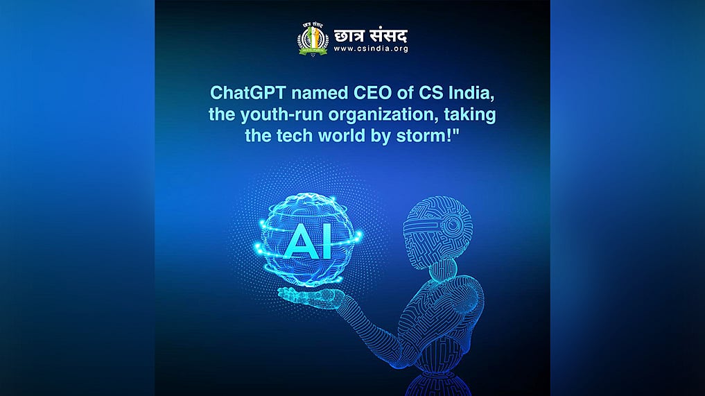 CS India Appoint ChatGPT as its CEO