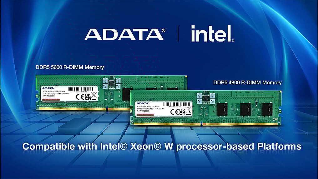 ADATA Introduces Overclocked DDR5 5600 R-DIMM Memory Module