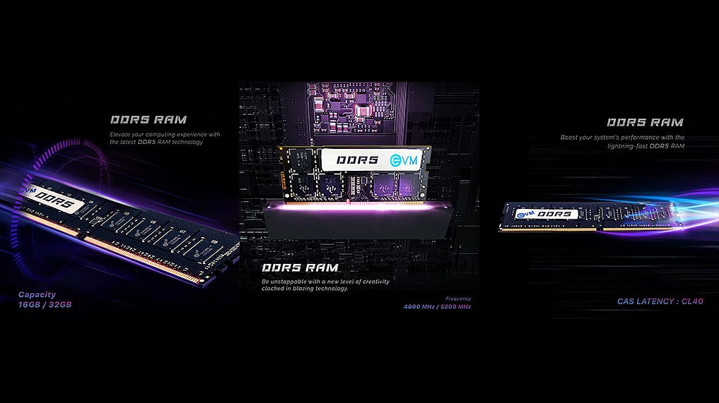 EVM Launches New DDR5 Memory For High-Speed Performance
