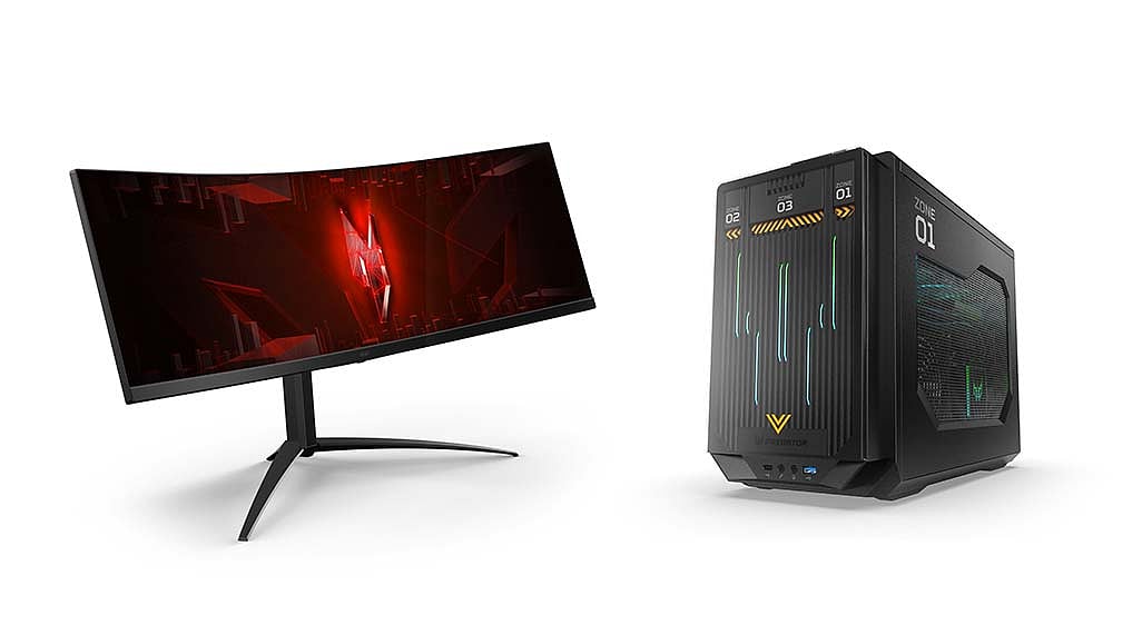 Acer Introduces Predator Orion X Desktop and Curved Monitors for Gamers