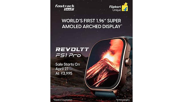 Fastrack Unveils Revoltt FS1 Pro Smartwatch with Super AMOLED Arched ...