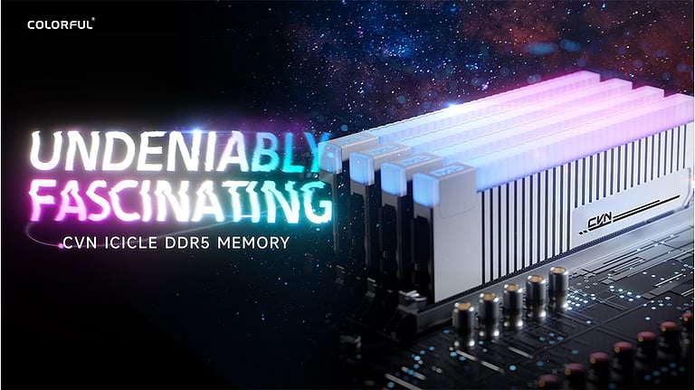 COLORFUL Unveils New CVN ICICLE DDR5 Memory