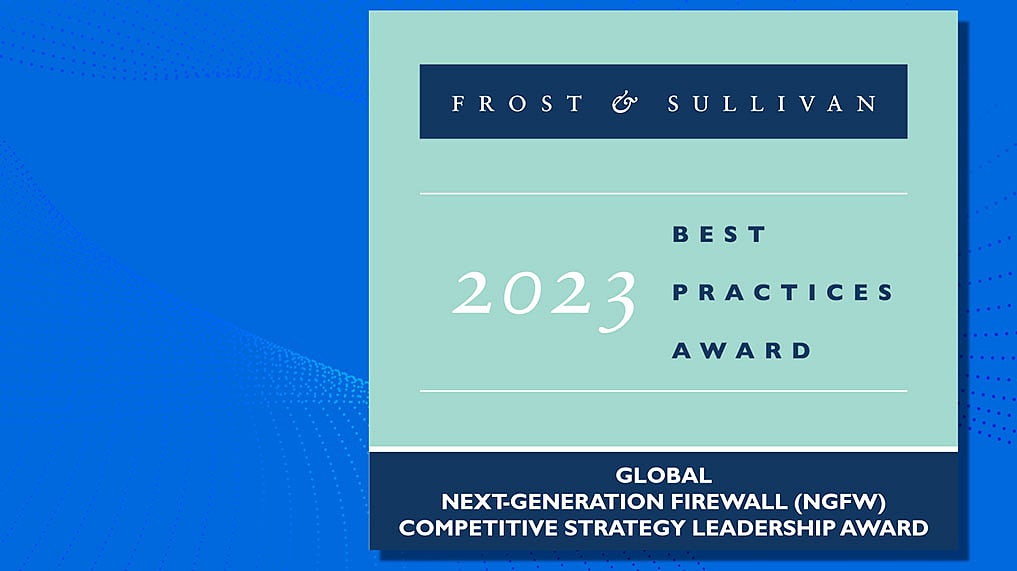Sophos Firewall Won 2023 Competitive Strategy Leadership Award