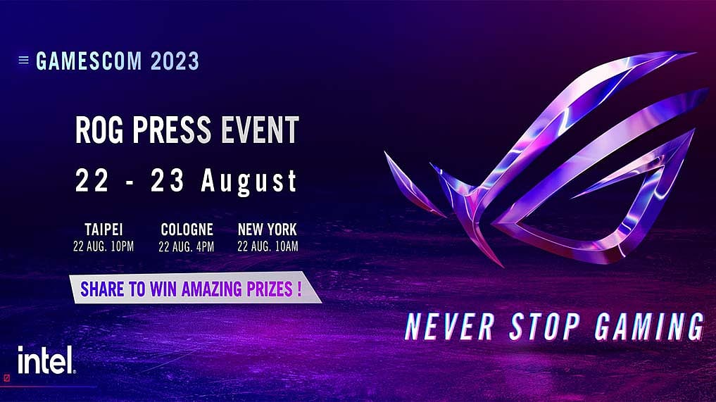 ASUS ROG All Set to Launch New Gaming Products During Gamescom 2023