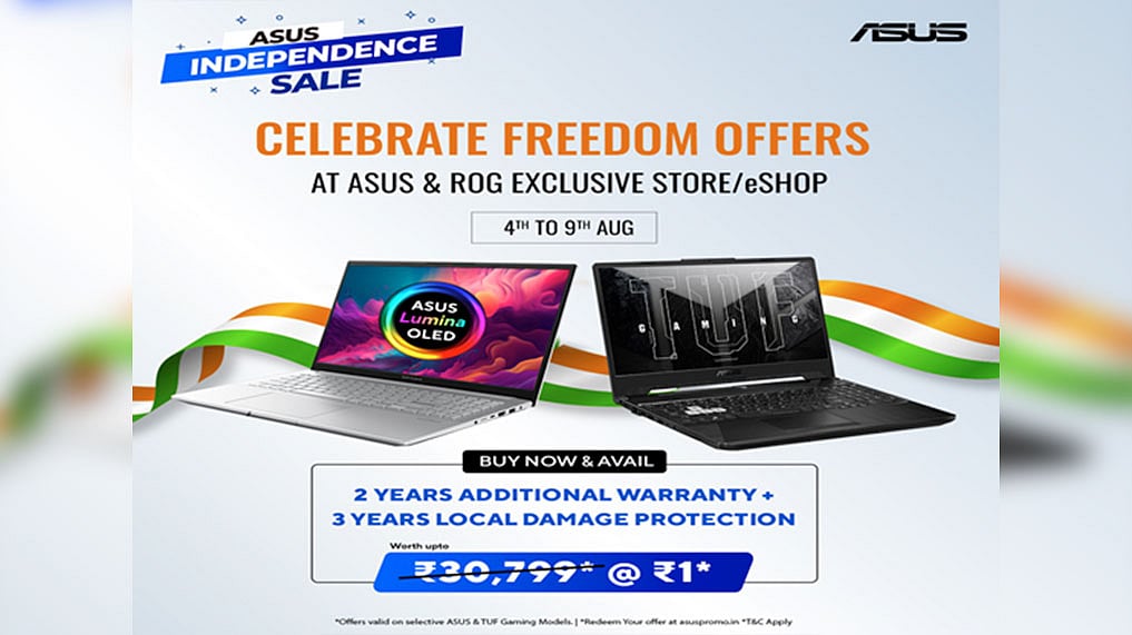ASUS Launches Independence Day Offers on its TUF F15 and Vivobook Pro ...
