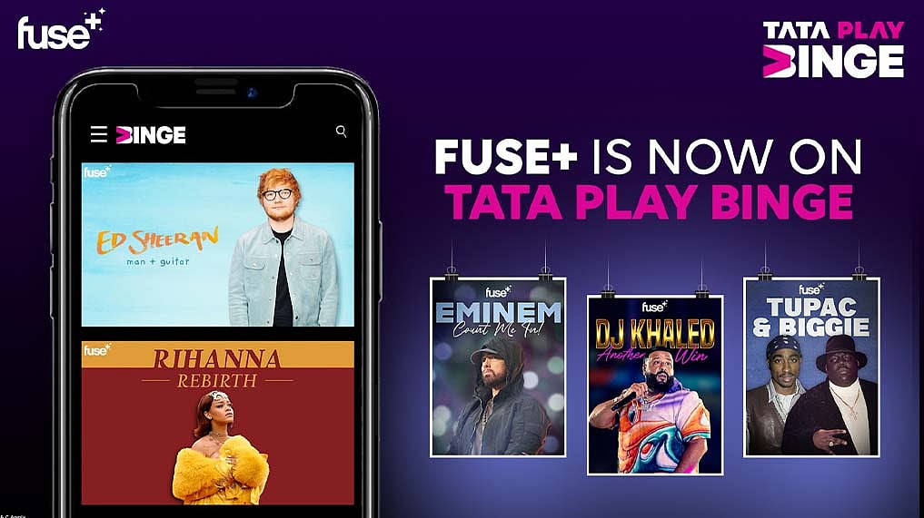 Tata Play Binge Welcomes Fuse+ to Boost Entertainment for Millennials ...
