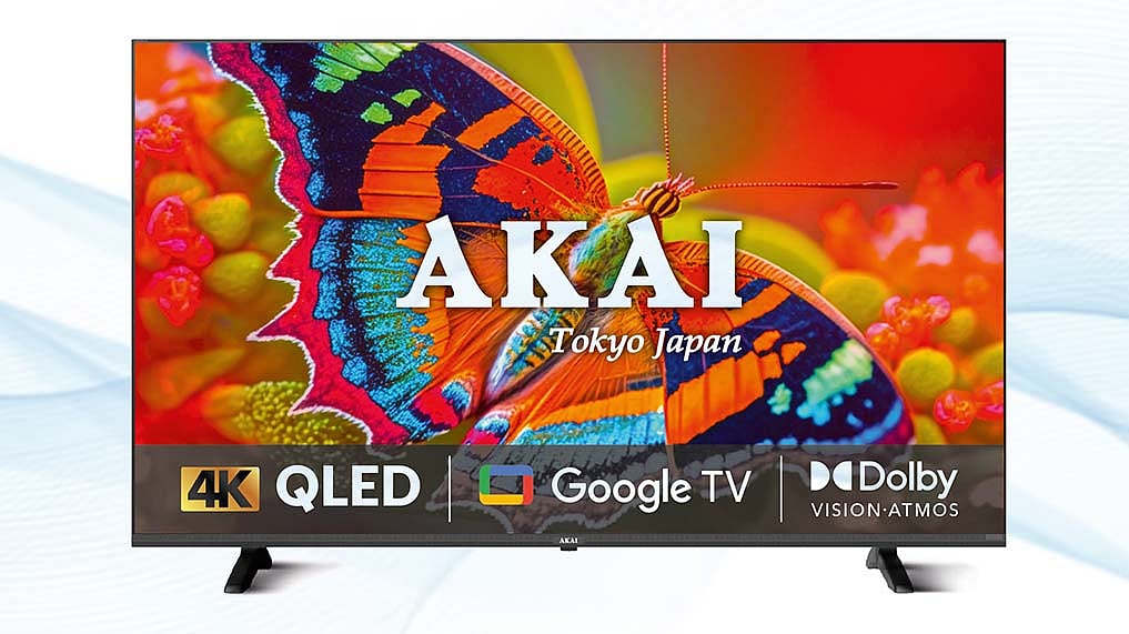 AKAI Unveils New 4K QLED Google TV Series