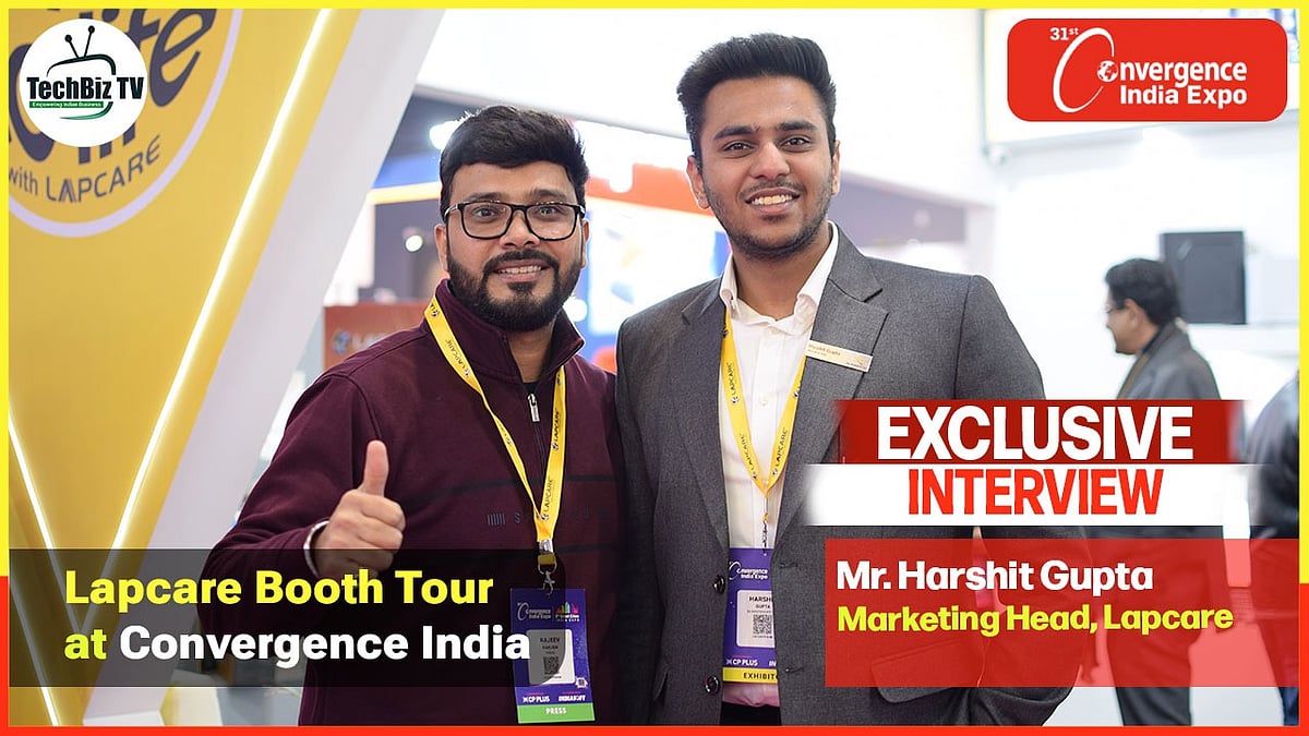 Lapcare Booth Tour at Convergence India I Exclusive Chat with Harshit Gupta