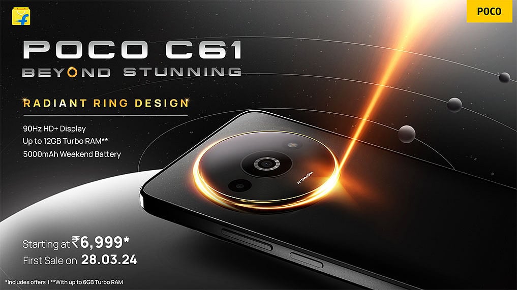 POCO C61 Launched with Segment-Best 6.71-inch Dot Drop Display